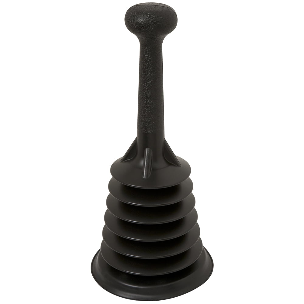 Plumb Craft 11 1/2" Universal Powerful Mini Home Plunger, Black ...