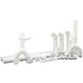 Plumb Craft Complete Kitchen Drain Repair Kit 2-Outlet, White (27 Pack ...