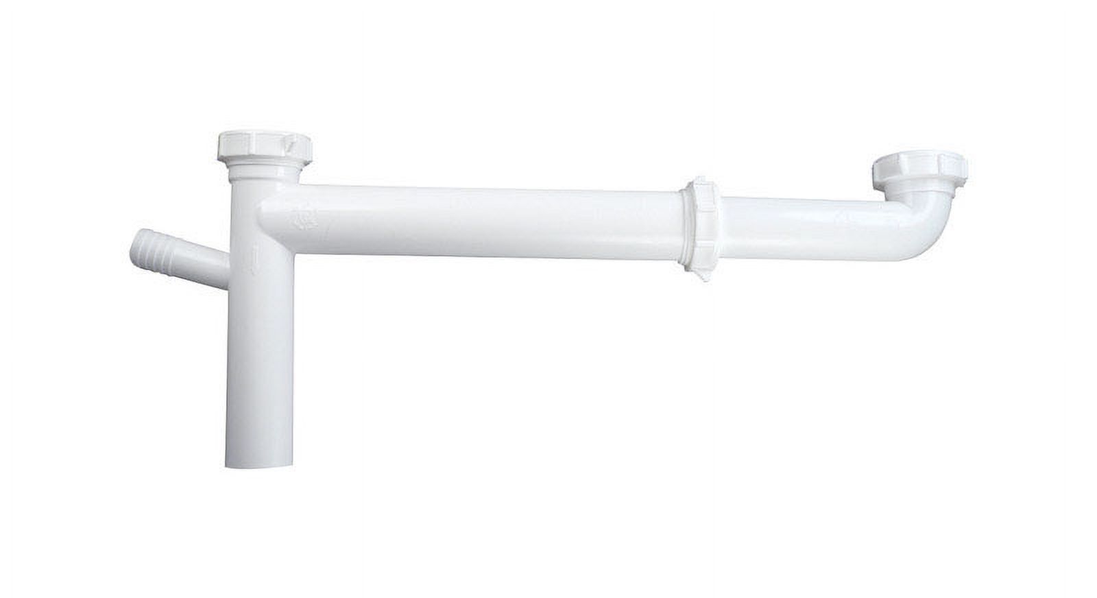 Plumb Pak 1-1/2 in. D X 20 in. L Plastic Continuous Waste End Outlet ...