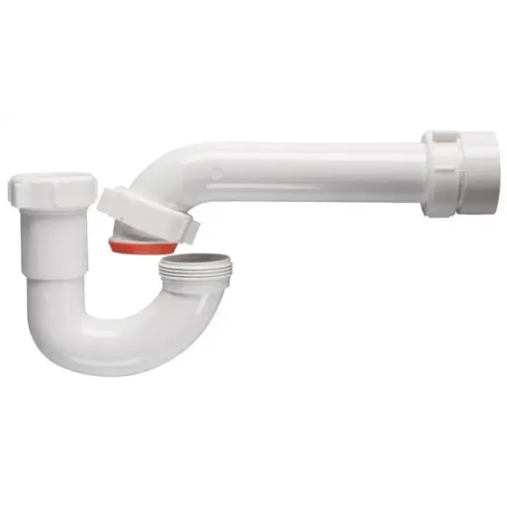 Plumb Pak 400PVCK P-Trap, 1-1/2 Inch Pvc, White, Each - Walmart.com