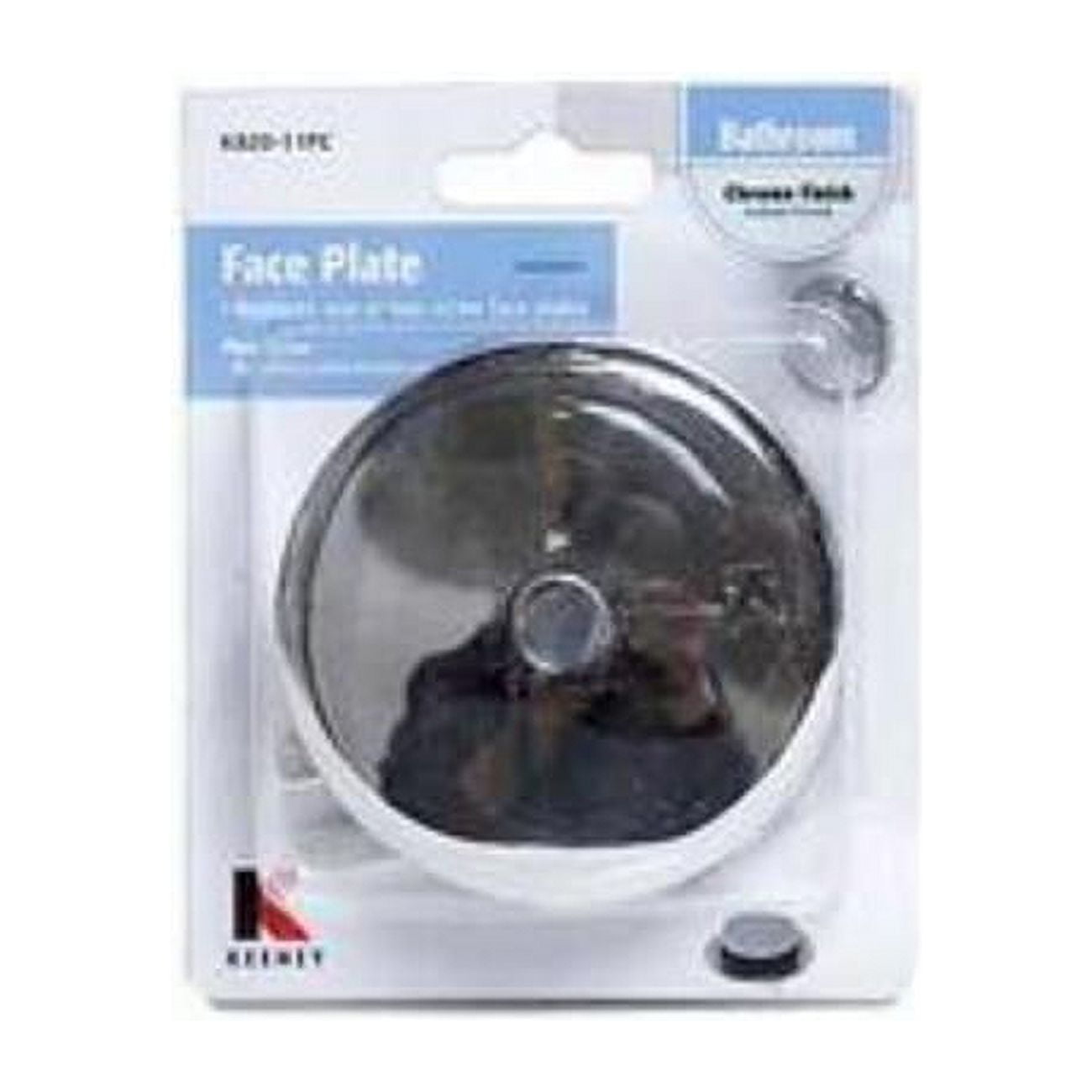 Plumb Pak K820-11PC 3.12 in. Dia. Metal Face Plate with Screw, Polished ...