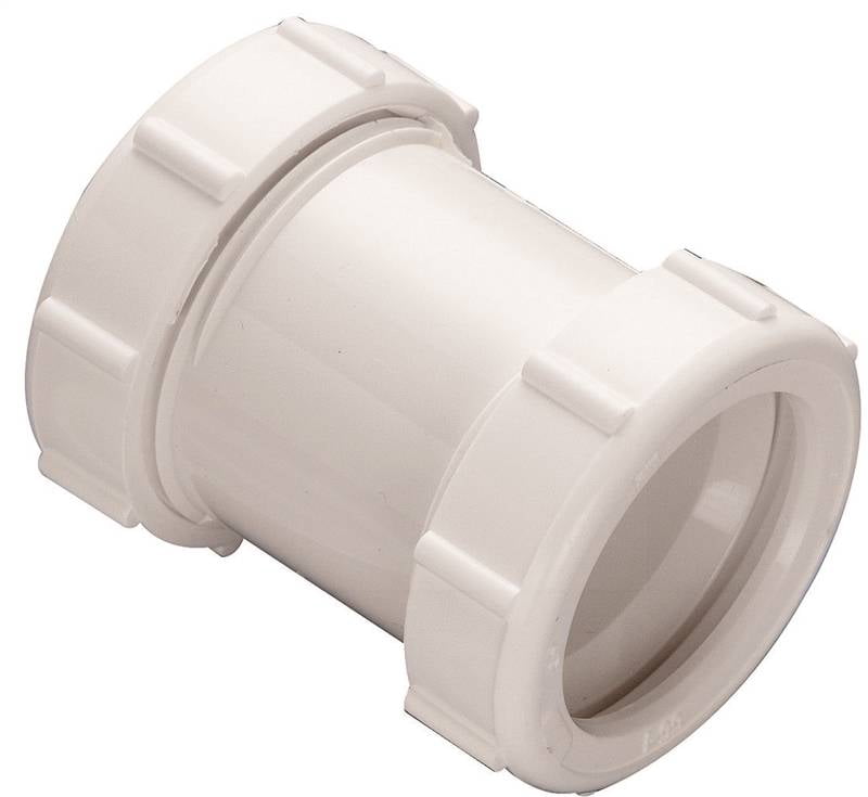 Plumb Pak PP20554 Sink Drain Coupling, 1-1/2 in, Slip Joint, PVC, White ...