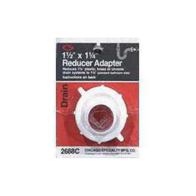 Plumb Pak PP20558 Reducing Coupling Connector, 1-1/2 x 1-1/4 in, Slip ...