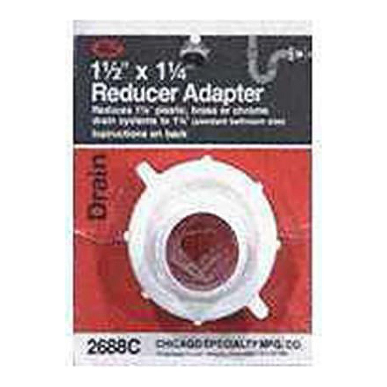 Plumb Pak PP20558 Reducing Coupling, 1-1/2 x 1-1/4 in, Slip Joint ...