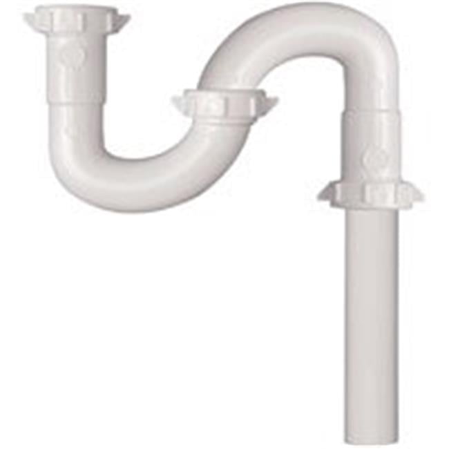 Plumb Pak PP66-3W S-Trap 1-1/2 in Slip Joint White - Walmart.com