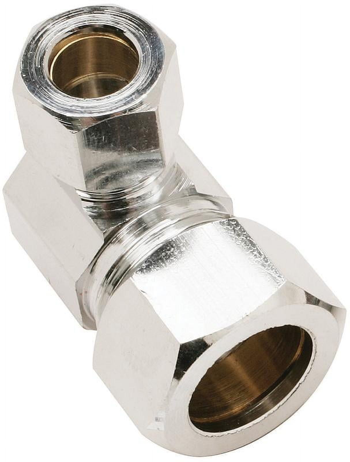 Plumb Pak PP78PCLF Tube Adapter, 1/2 x 3/8 in, Compression, Chrome ...