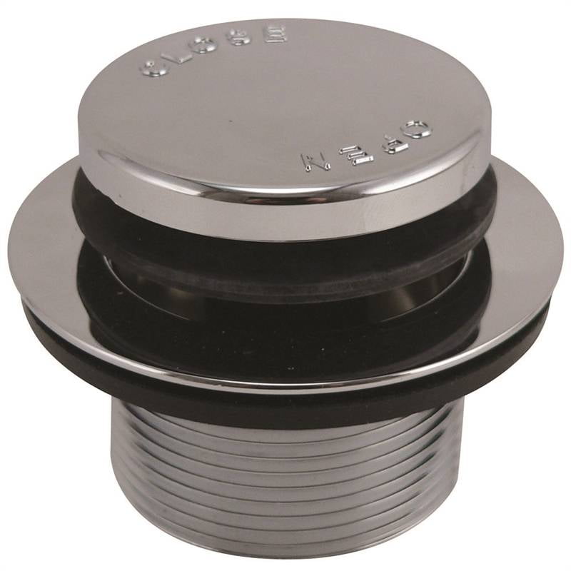 Plumb Pak Bath Drain Strainer, Push Button, Chrome Assembly, 5/16 ...