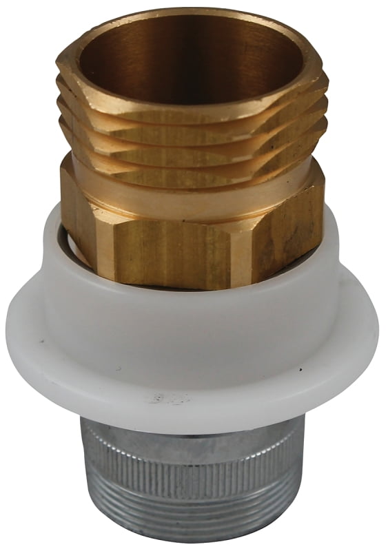 Plumb Pak PP850-17 Hose Adapter, 3/4 in, IPS, Brass, Chrome Plated ...