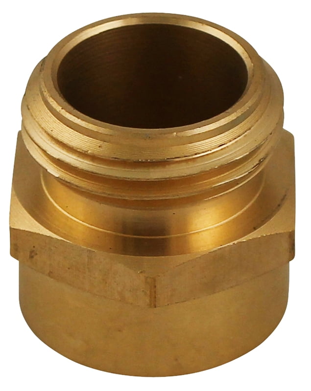 Plumb Pak PP850-52 Hose Adapter, 3/4 x 3/4 in, MHT x FIP, Brass, For ...