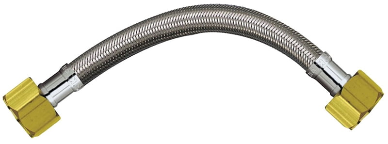 Plumb Pak PP888-4LF Water Heater Connector, 3/4 in, FIP, Stainless Steel, 24 in L - Walmart.com