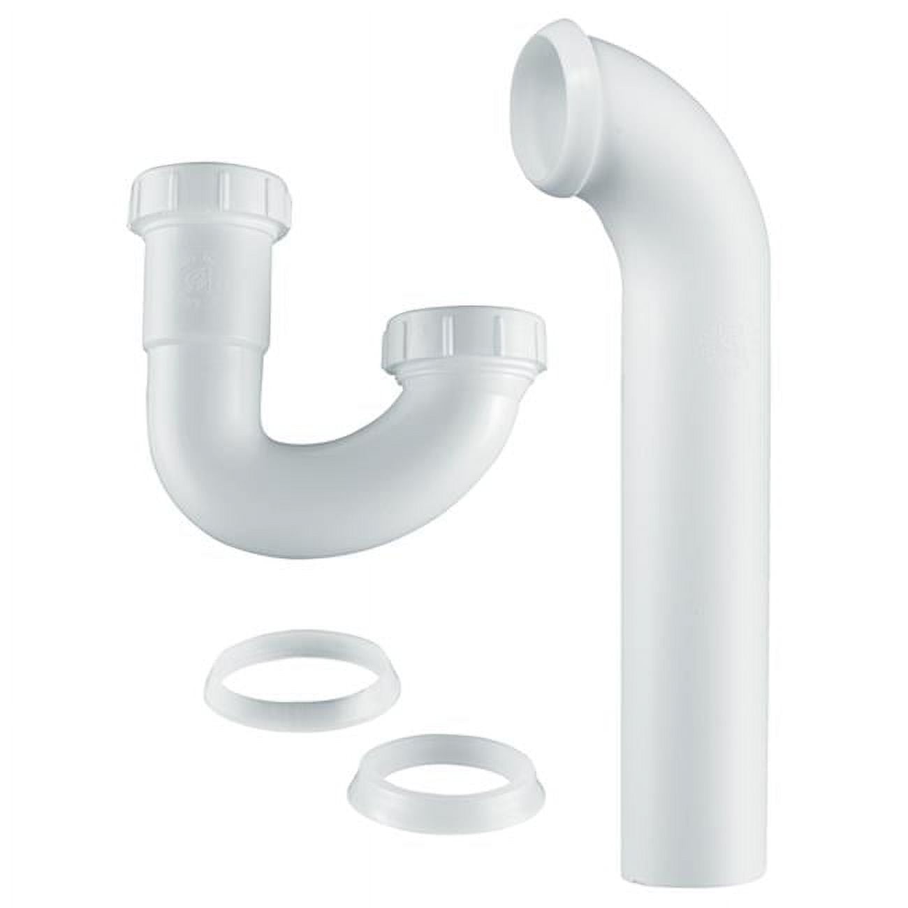 PlumbCraft 1-1/2 in. Female in. Plastic P-Trap with Union 7 pk ...