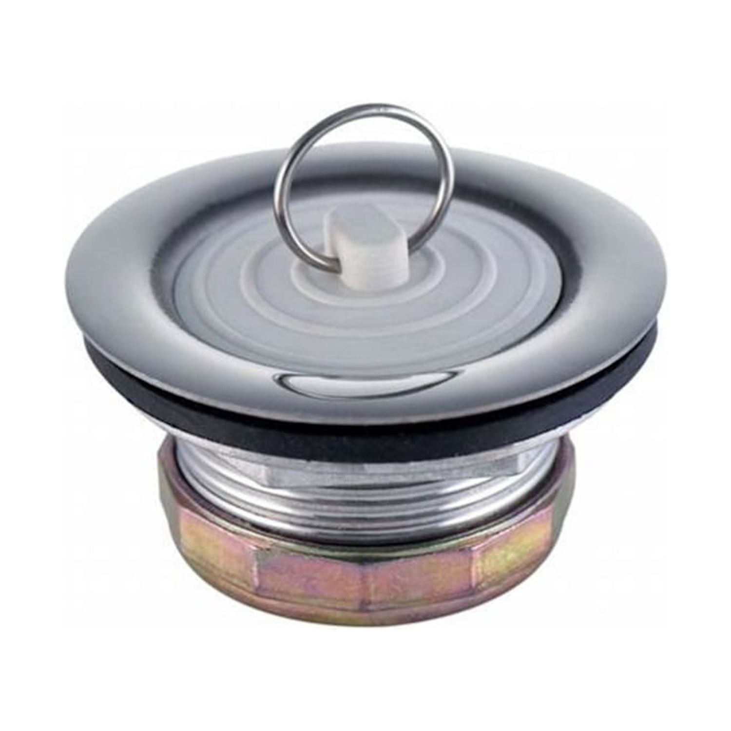 PlumbCraft 2 in. D Metal Basket Strainer Assembly Multicolored ...