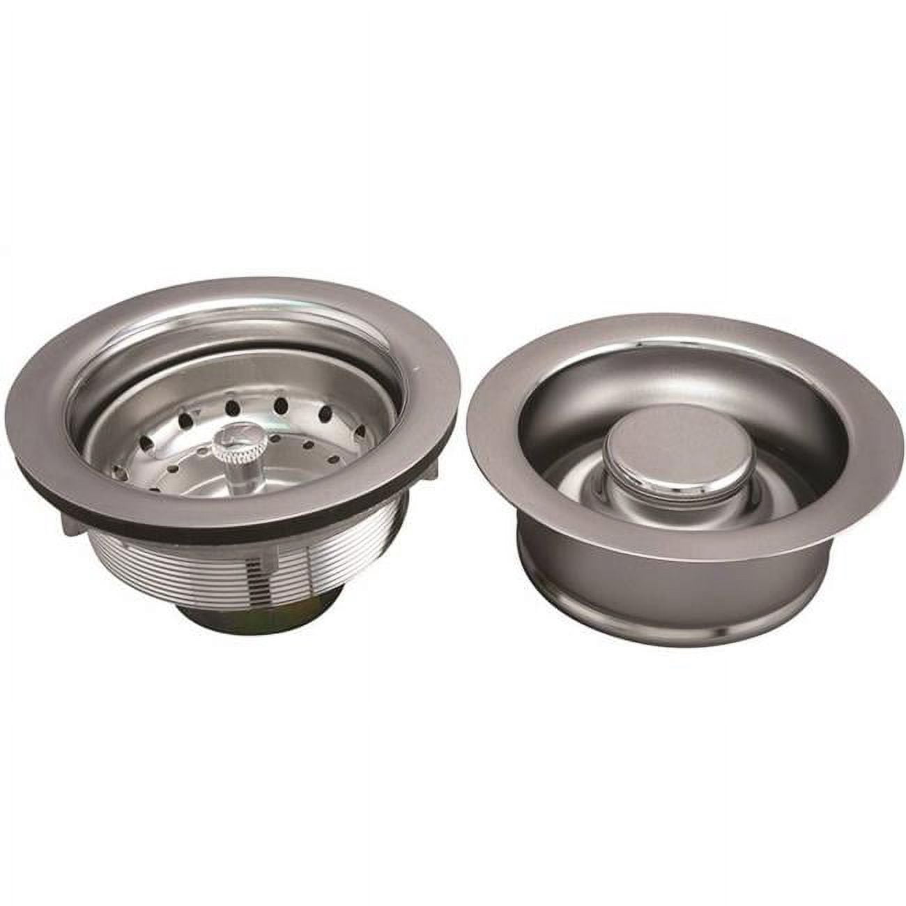 PlumbPak K5475 Sink Basket Strainer Assembly with Fixed Post, Stainless ...
