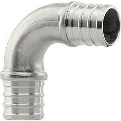 Plumbeeze Stainless Steel PEX Elbow 3/4 SS, Each - Walmart.com