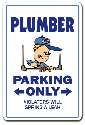 Plumber novelty sticker | Indoor/Outdoor | Funny Home Décor for Garages ...