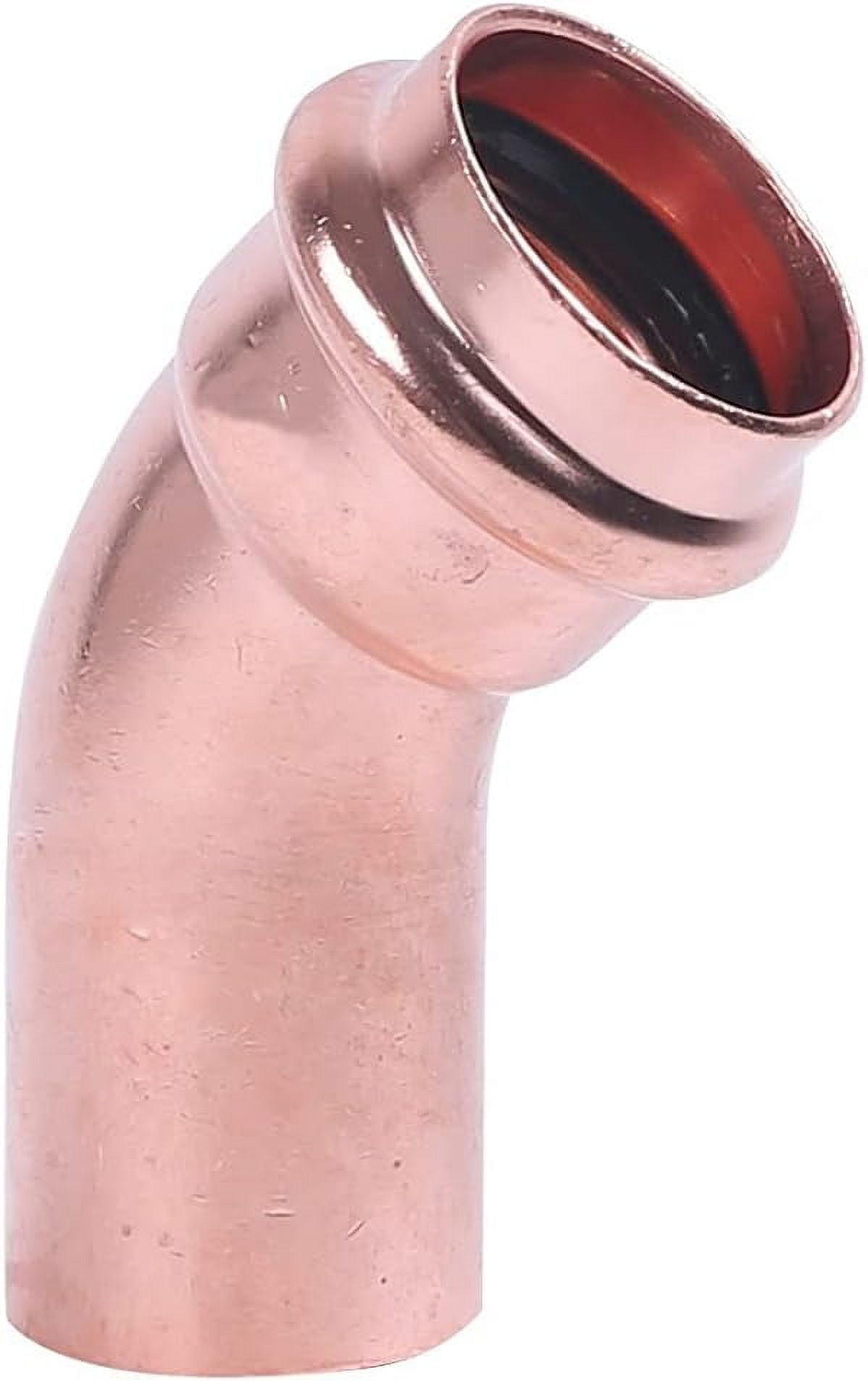 Plumbing 1-1/4" FTG x Press LF Press Copper Street 45 Degree Elbow ...