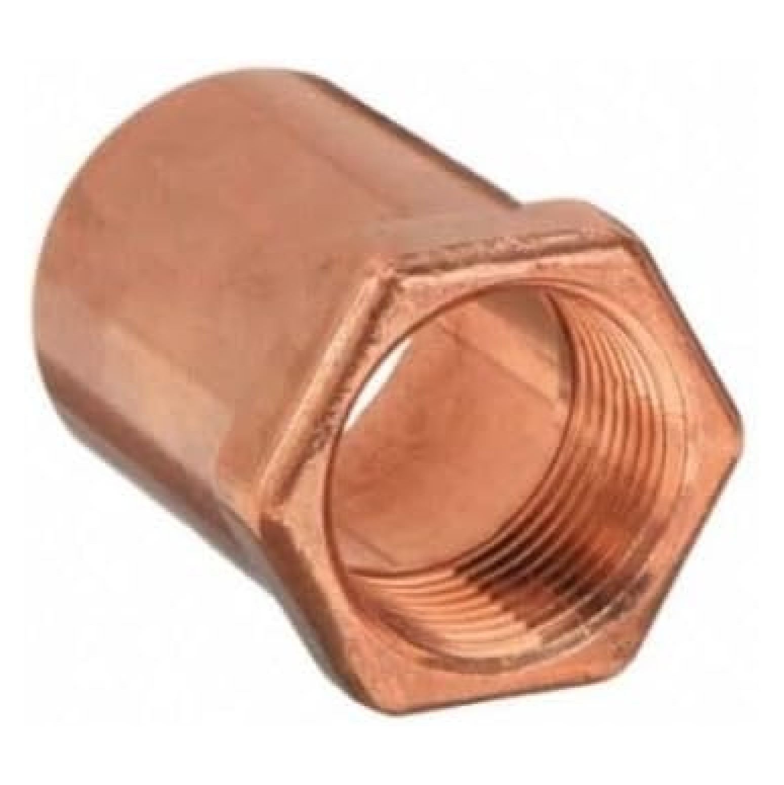 Plumbing (4-Pcs) 3/4" Solder x 1" FIP LF Copper Female Adapter,C x FIP ...
