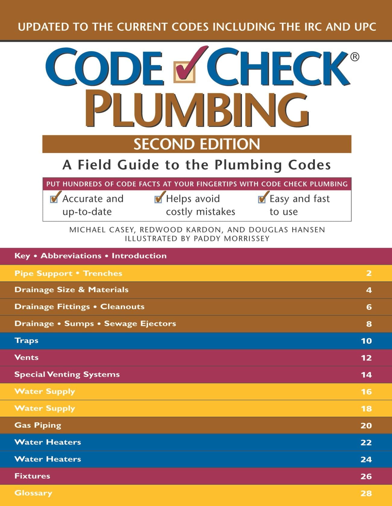 Plumbing : A Field Guide to the Plumbing Codes - Walmart.com
