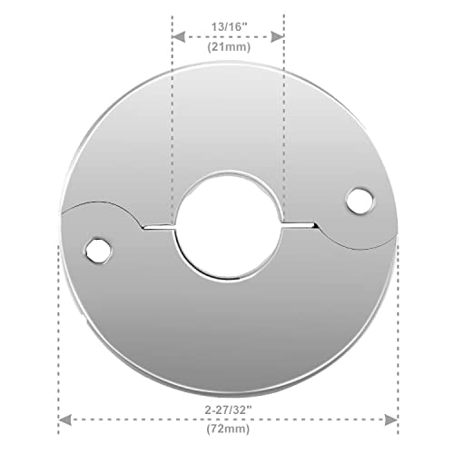 Plumbing Cover Plates, Escutcheon plate, Stainless Split Flange ...