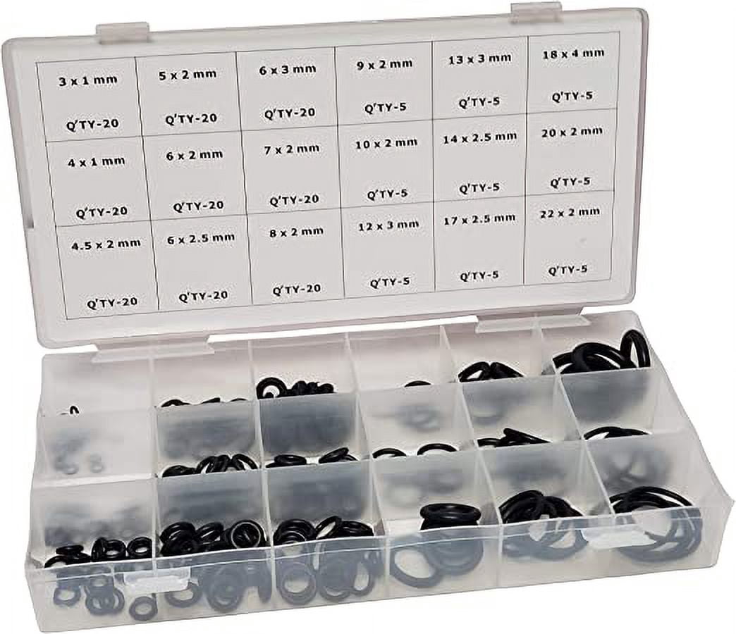 Plumbing, Hydraulic and Air Nitrile Rubber O-Rings (Assorted Metric ...