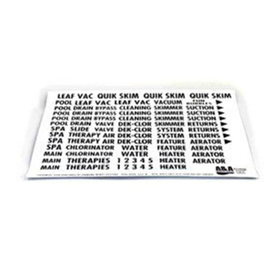 Plumbing Labels - Pentair In-Floor(AA) | 542583 - Walmart.com