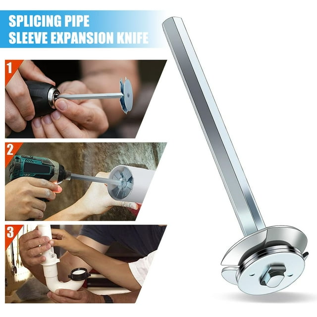 Plumbing PVC Fitting Socket Saver Compatibility PVC Pipe Reamer Cutter Practical Plumbing Tools ...