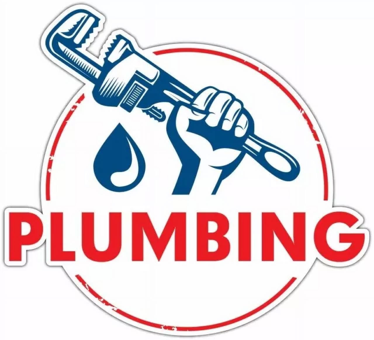 Plumbing Plumber Pipe Monkey Wrench Car Window Stickerphone Decal Water ...