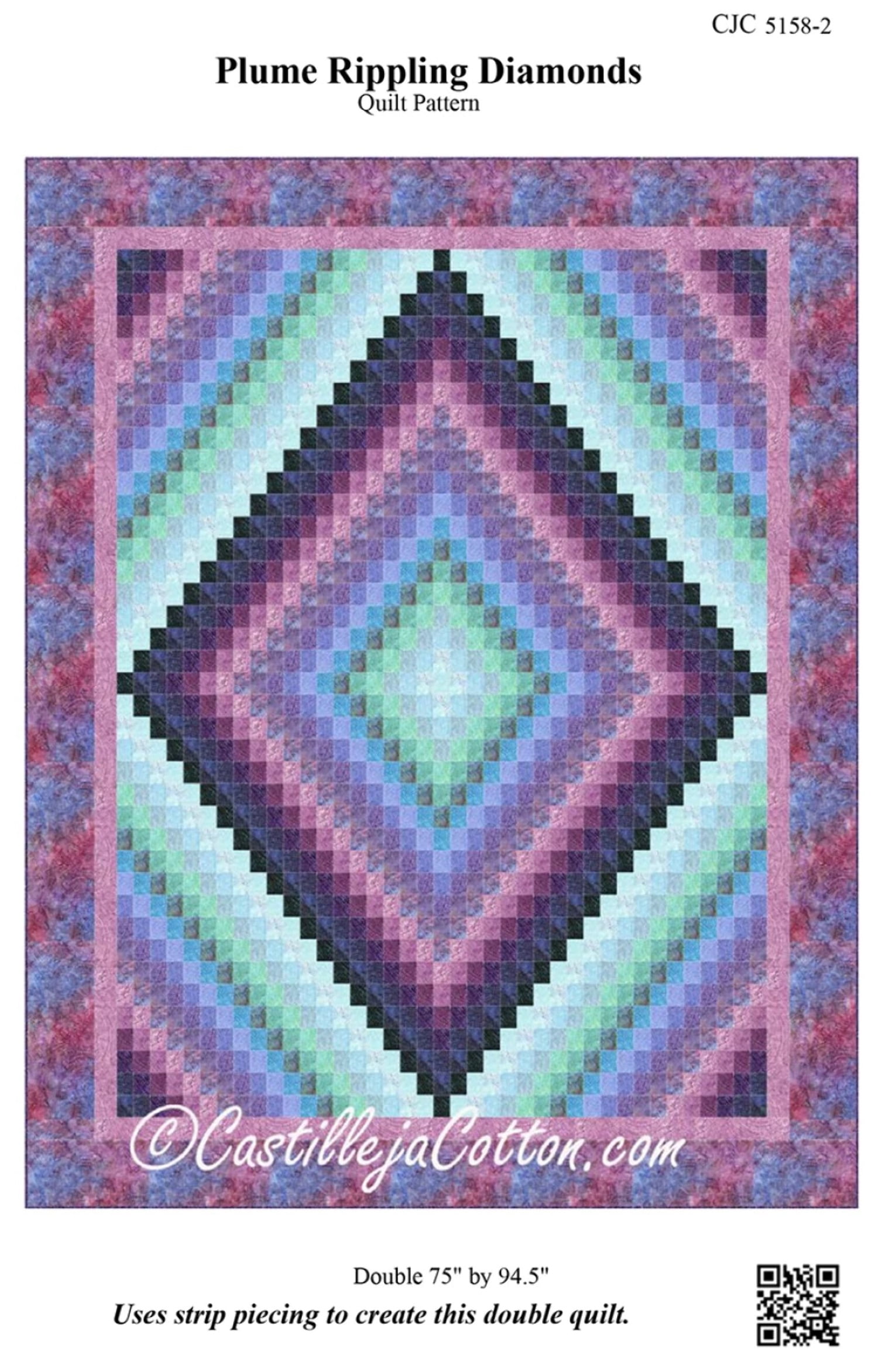Plume Rippling Diamonds Pattern - Walmart.com