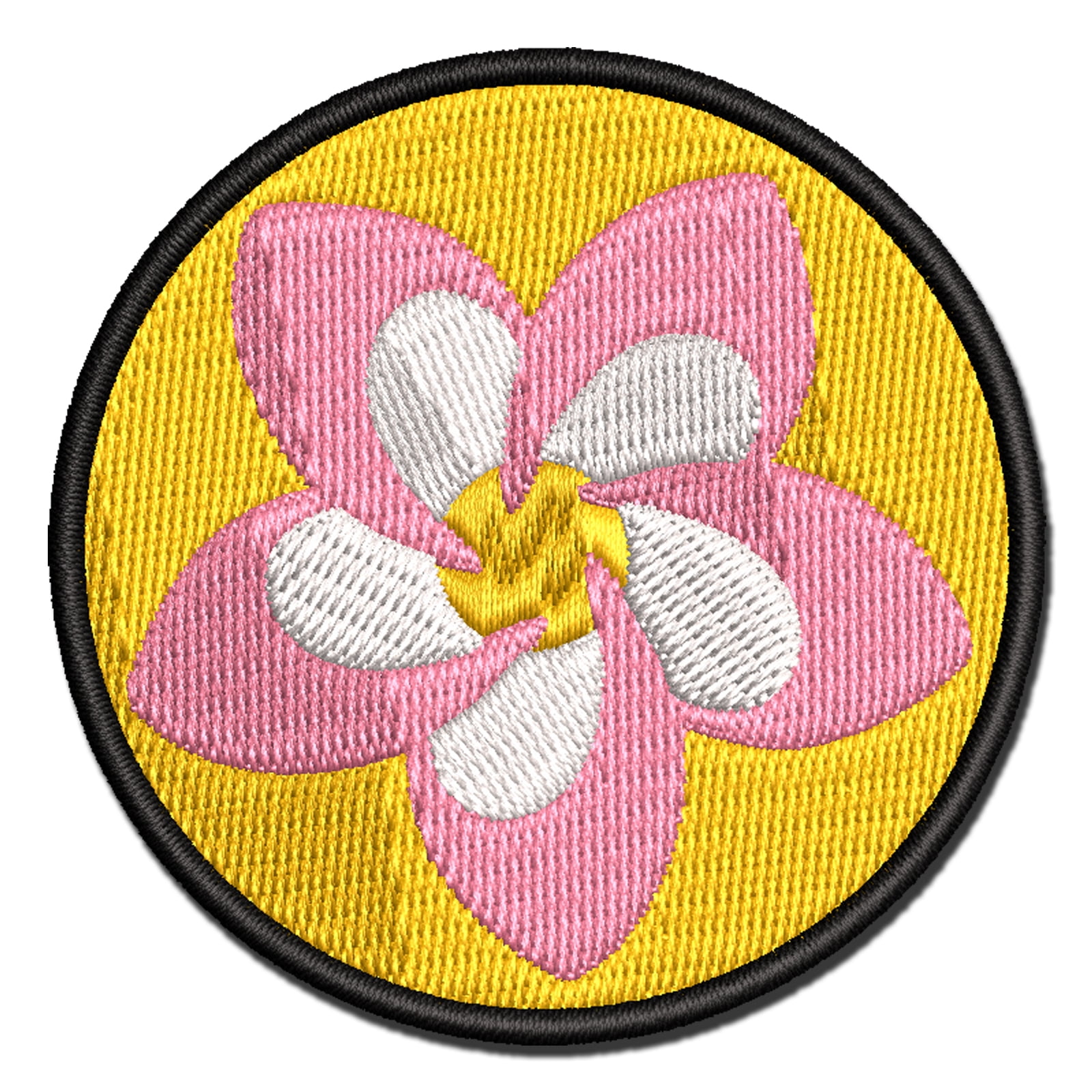 Plumeria Beautiful Tropical Spiral Flower Applique Multi-Color ...