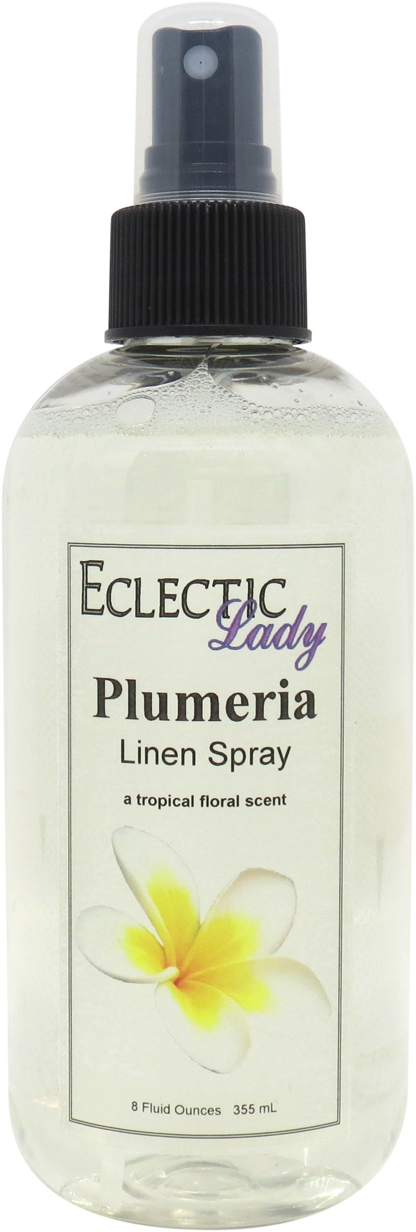 Plumeria Linen Spray (Double Strength), 8 ounces - Eclectic Lady Sheet and Linen Spray - No ...