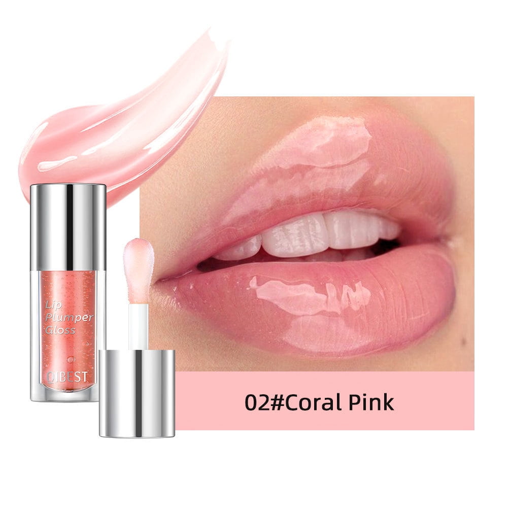Plumping Lip Glow Oil Fruit Extract Tinted Lip Balm Gloss Color ...