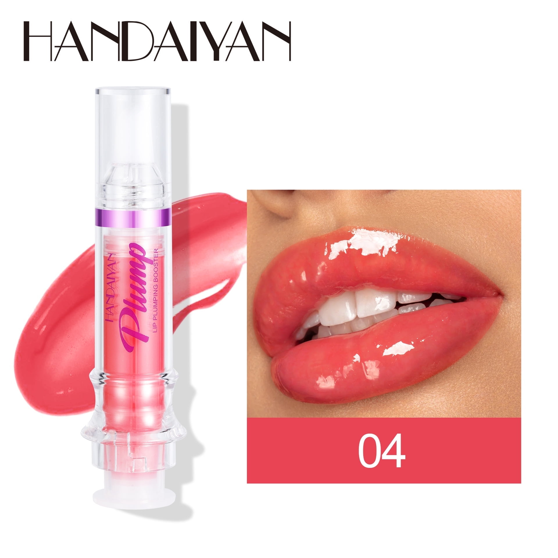Plumping Peppermint Bliss Lip Oil - Nourishing Lip Gloss Injector for ...