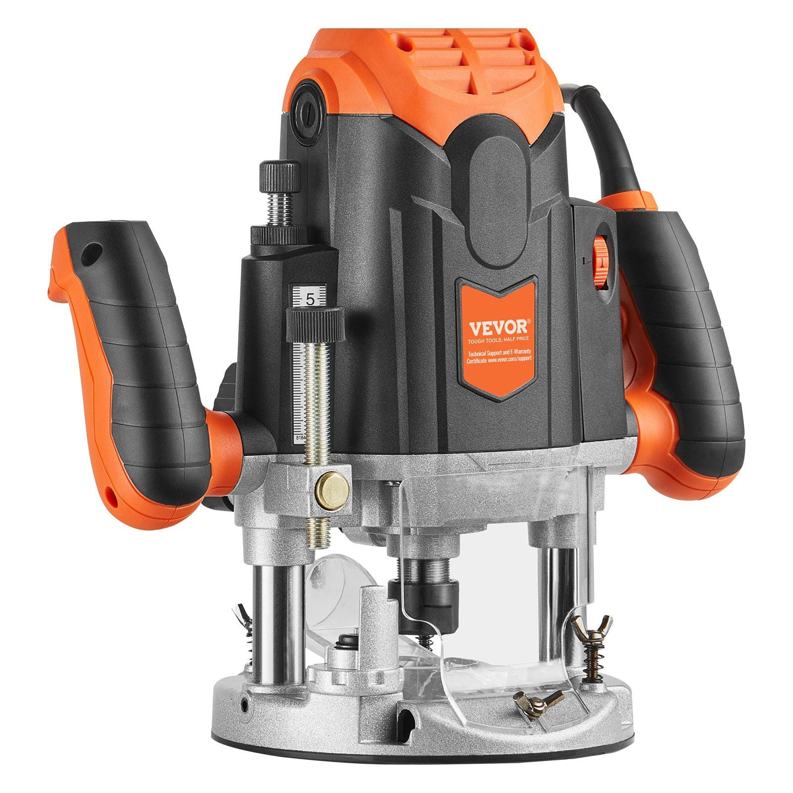 Plunge Router, 3-1/4 HP, 120V, 12000-23000 RPM Variable Speed ...