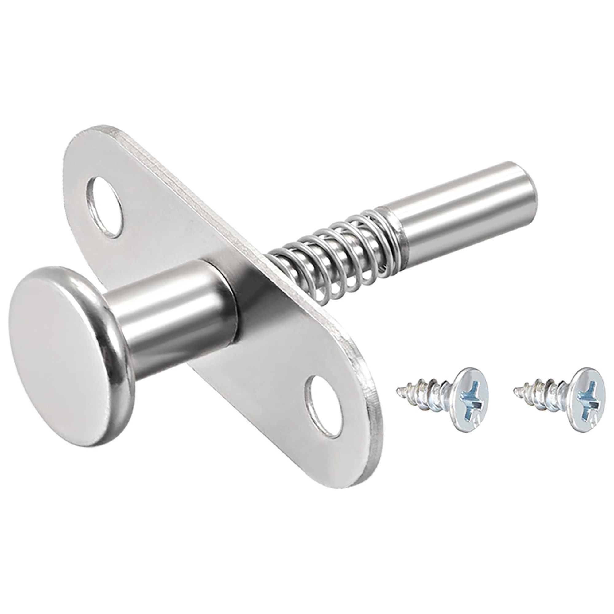 Plunger Latches Spring-loaded Stainless Steel 6mm Head 6mm Spring 50mm ...