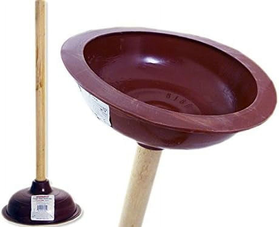 Plunger Toilet 7 inches Diameter Wooden, Case of - Walmart.com