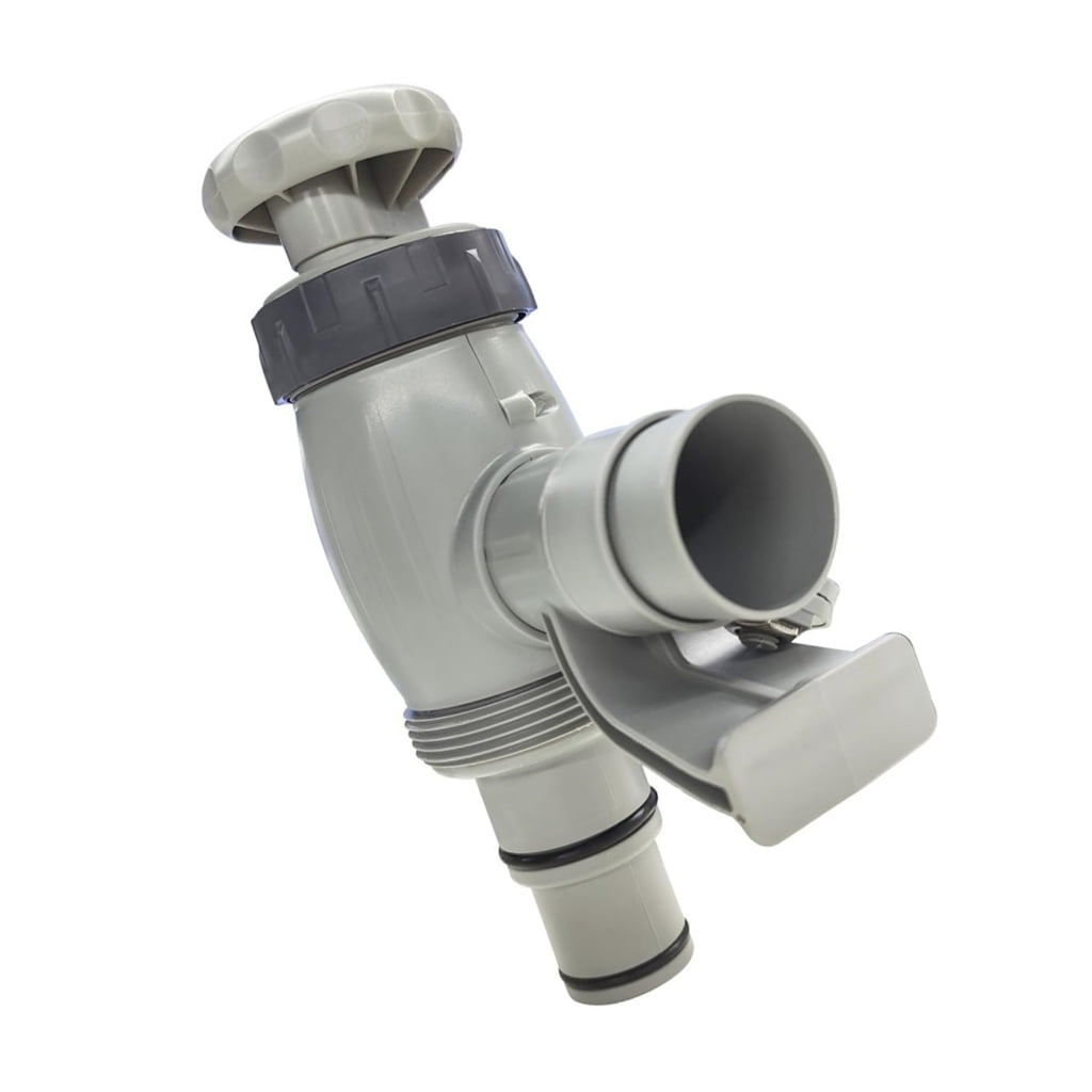 Plunger Valves with Holder Bracket Pool Hose Adapter for Filter Pump ...