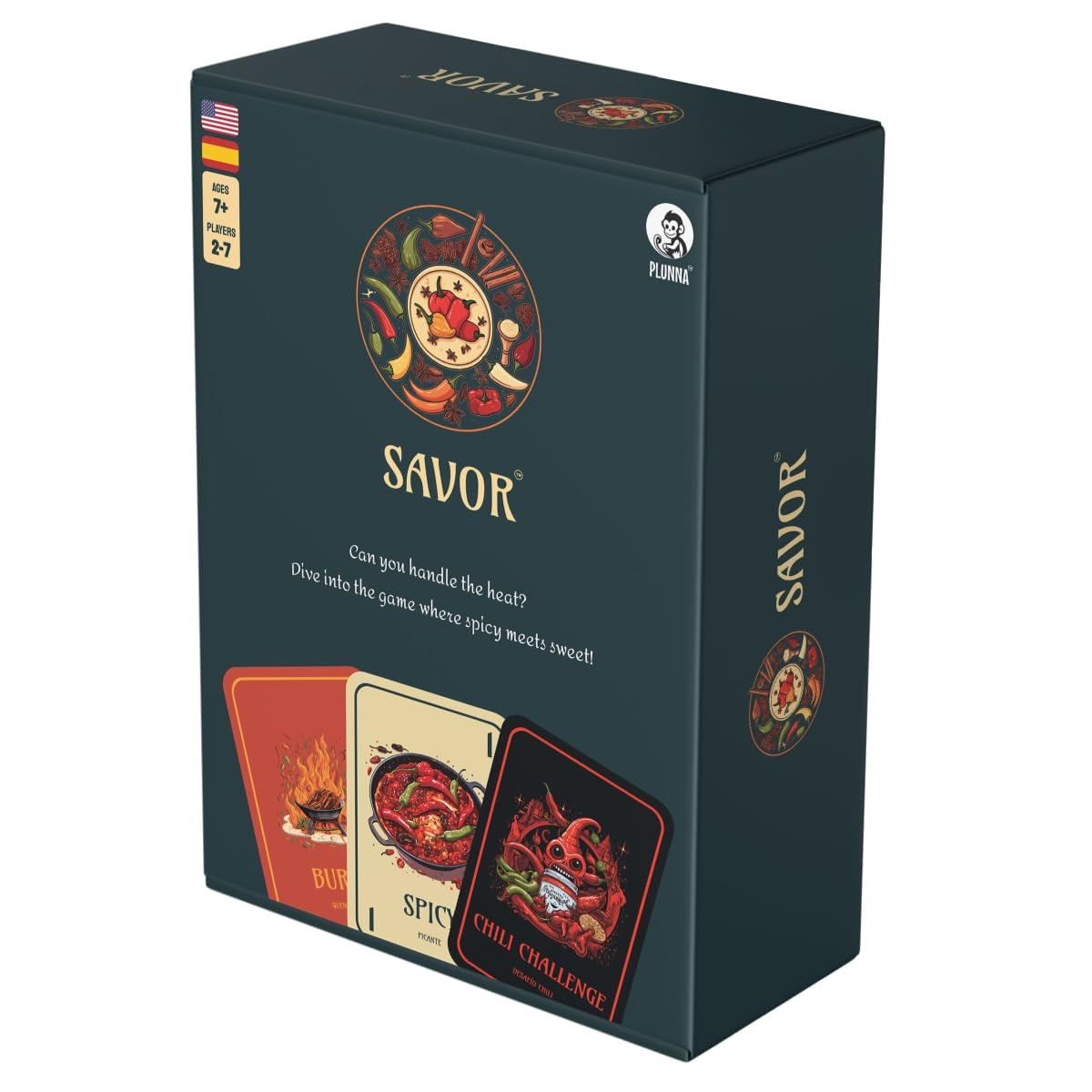 Plunna Savor Card Game RRF12 - Bilingual Card Games for Teens, Boys ...