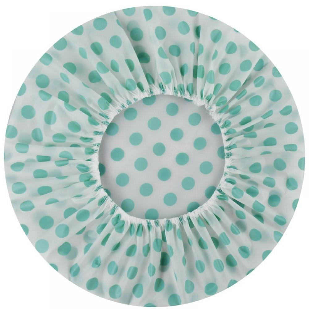Pluoda Shower Cap,Waterproof Bath Cap Plastic Reusable Shower Caps ...