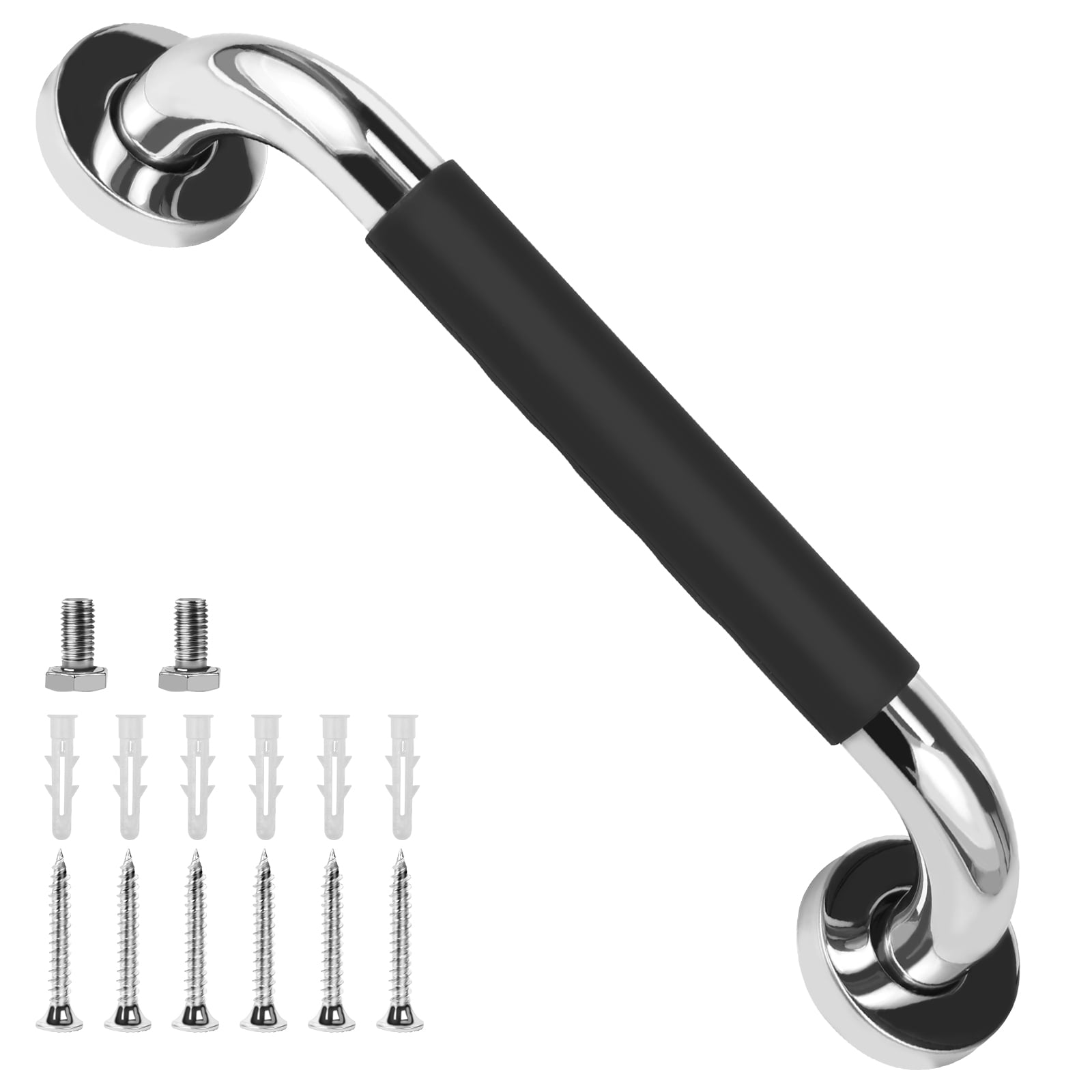 Tzgsonp 12 inch Grab Bar for Bathtub, Anti-Slip Shower Handle Wall ...