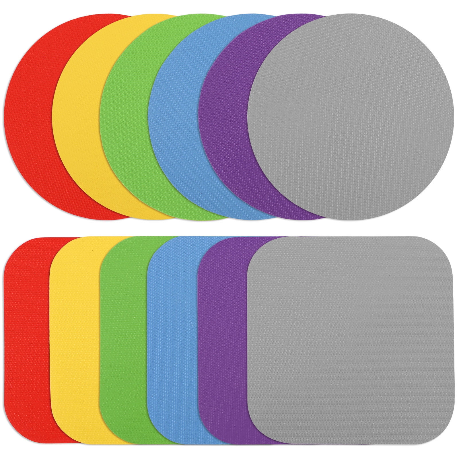 12Pcs Jar Gripper Pads Manual Rubber Jar Opener Non Slip Bottle Lid ...