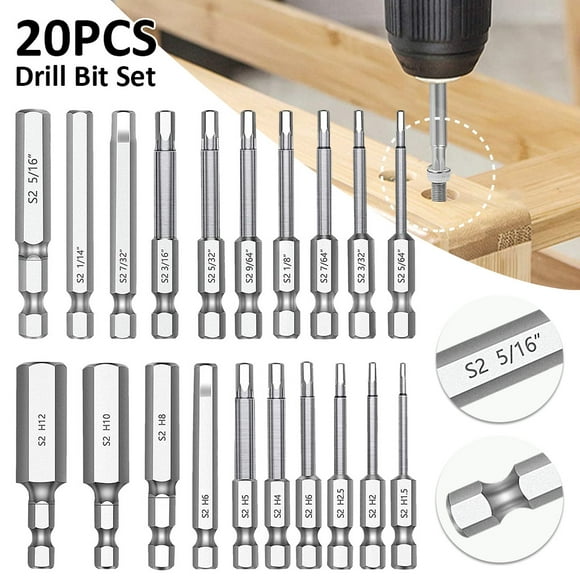 Hex Head Allen Wrench Drill Bit Set
