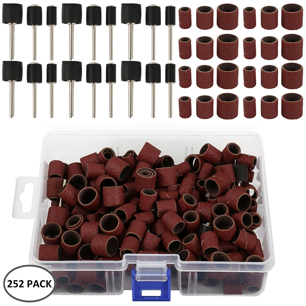 Fznkrag 252X Drum Sanding Kit For Nail Drill Bits Accessories Dremel ...
