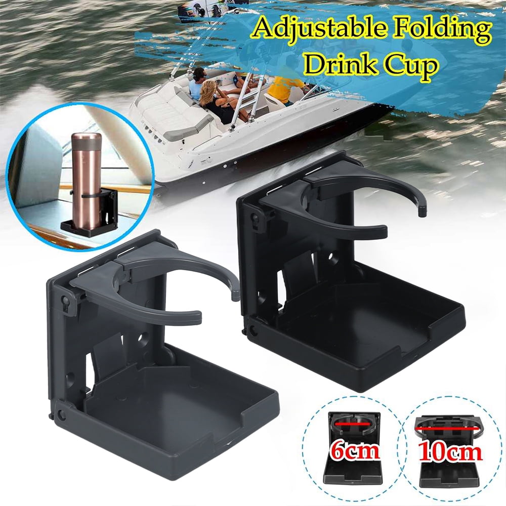 Pluokvzr 2PCS Drink Cup Holder Mount Boat Marine Caravan Car Adjustable ...
