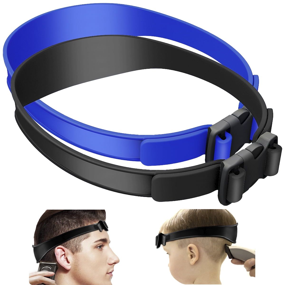 Pluokvzr 2pcs Hair Cutting Band Silicone Hair Trimming Guide Band ...