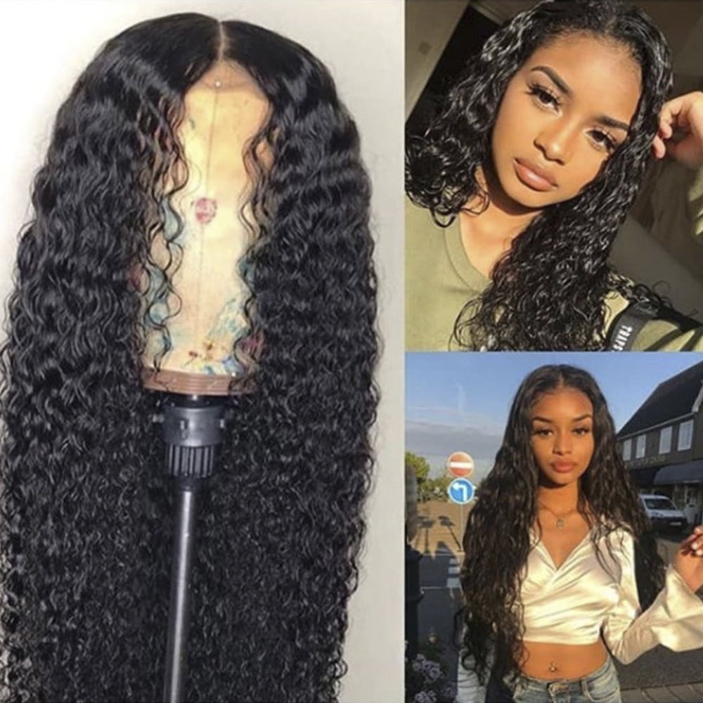 "Pluokvzr 39"" Natural Women's Synthetic African Wavelet Hair Wig ...