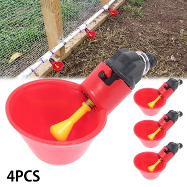 5/10/20 Pcs Automatic Poultry Drinking Bowl Chicken Waterer Cups Duck ...