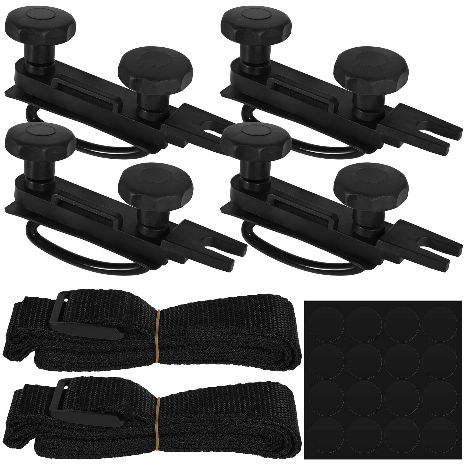 Pluokvzr 4Pcs Roof Box Mounting U Bracket Universal Roof Box U-Bolt ...
