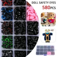 Jetcloudlive 560PCS Colored Plastic Safety Eyes and Noses, Ideal for ...