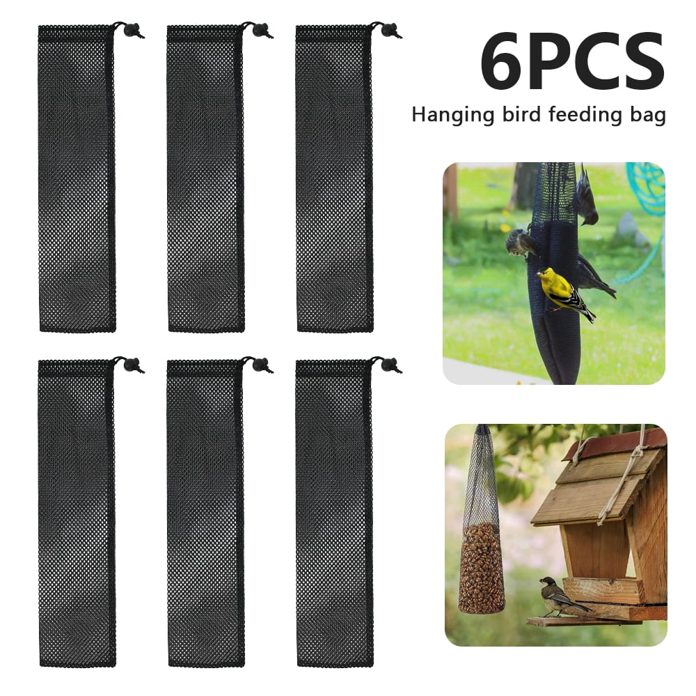 Fznkrag 6 Pack Wild Bird Food Finch Feeder Kits Thistle Seed in Food ...