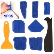 Hyper Tough 3-in-1 Caulk Tool with Stainless Steel Scraper End and ...